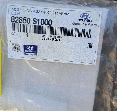 Genuine Hyundai OE Moulding Assy-Frt Dr Frame Lh 82850-S1000 | eBay