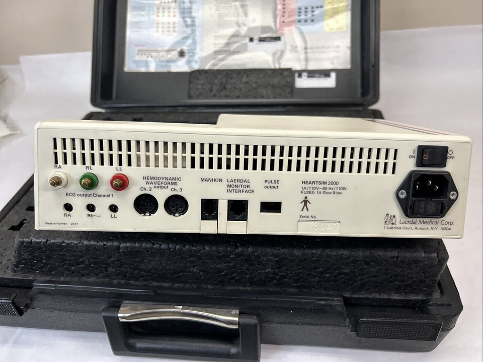 Laerdal Medical Heartsim 2000 Arrhythmia Training Simulator WORKS! | eBay