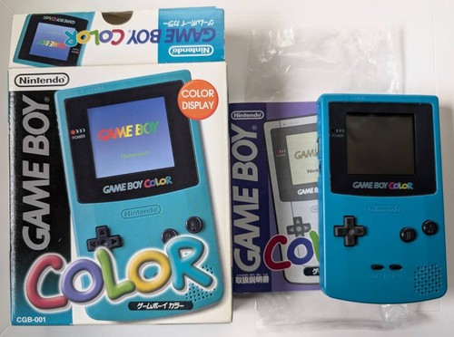 GameBoy Color Blue Box Manual Tested Nintendo | eBay