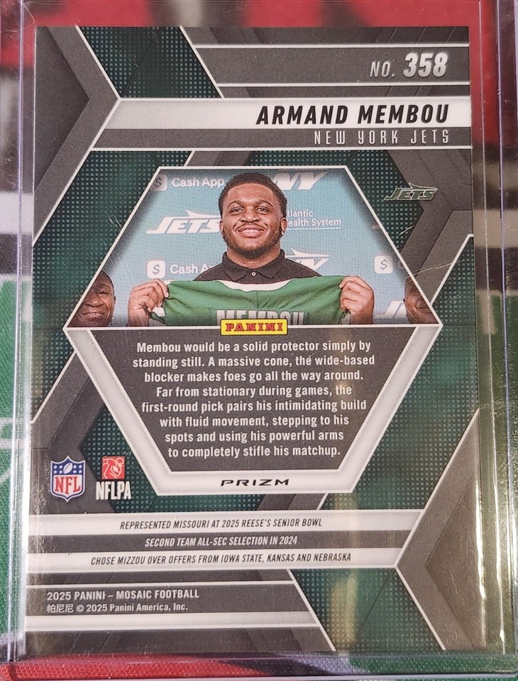 2025 Panini Mosaic Armand Membou Silver Mosaic Prizm 358 | eBay UK