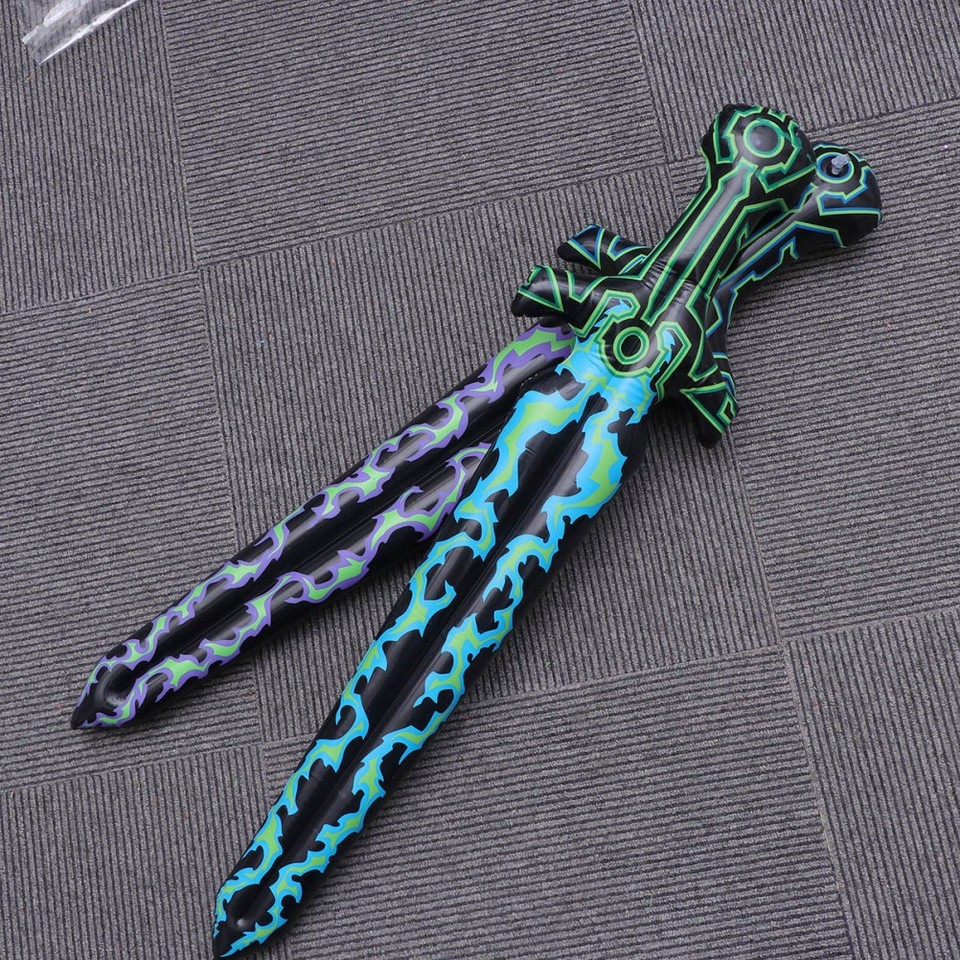 2 Pcs Childrens Toys Kids Inflatable Swords Party Favors Blow up for ...