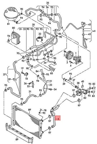 Genuine VW SEAT SKODA Polo Coolant Hose Coolant Regulator 6R0122101DD ...