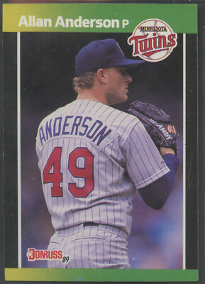 1989 Donruss Baseball's Best #270 Allan Anderson Minnesota Twins | eBay