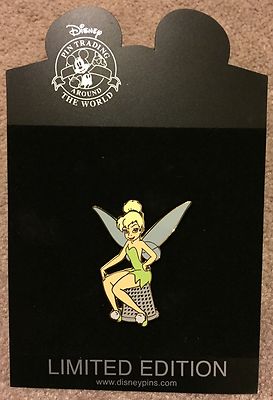Disney Shopping Tinker Bell Sitting on Thimble Tinkerbell LE 250 Pin ...