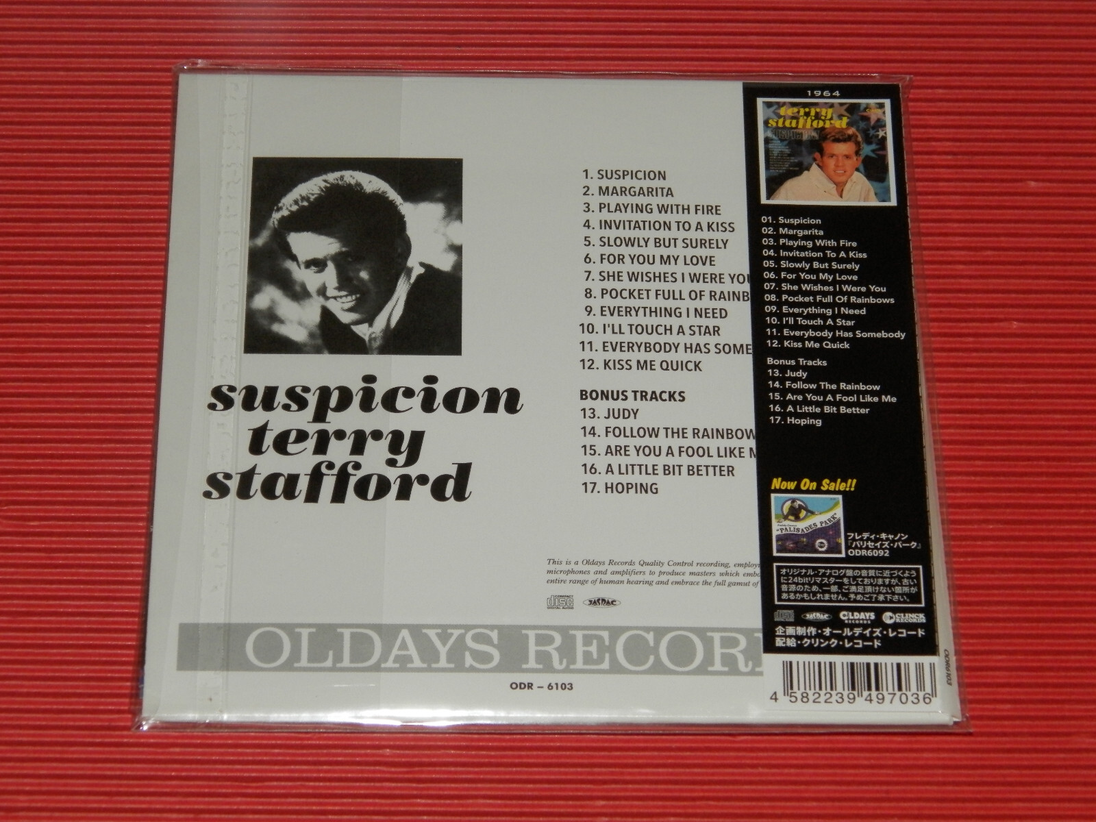 4BT TERRY STAFFORD Suspicion with BONUS TRACK JAPAN MINI LP CD | eBay UK