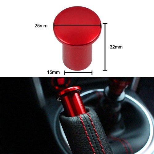 For Subaru WRX / WRX STI Red Aluminum Handbrake Spin Turn Knob Button ...