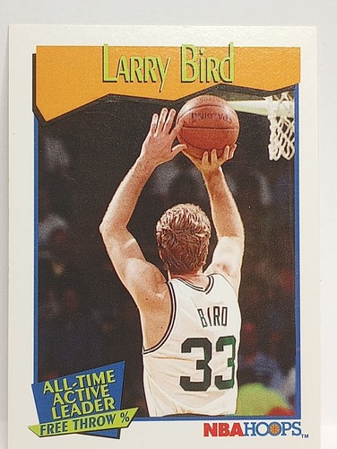 1991 NBA Hoops Basketball Card # 532 Larry Bird | eBay