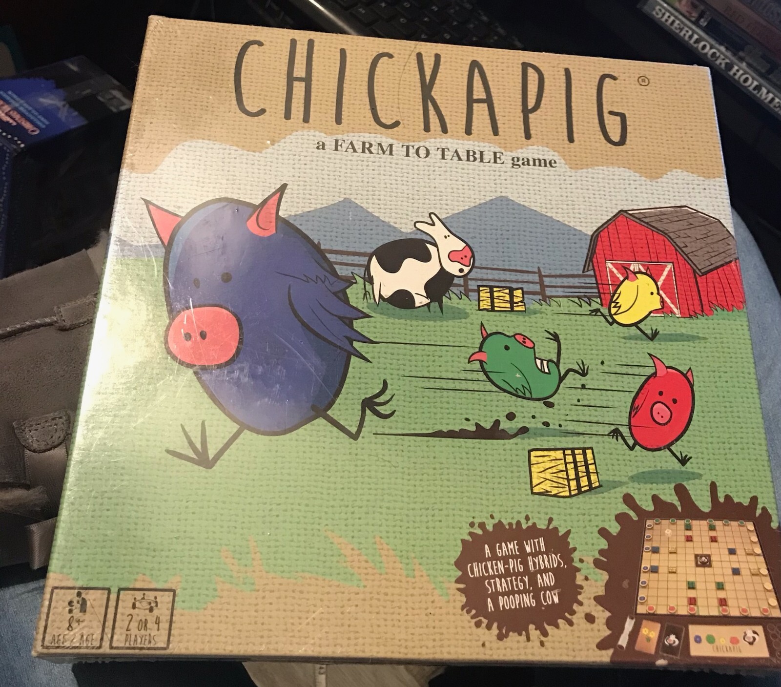 Chickapig Strategic Board Game Family Friendly Game For 2 or 4 Players ...