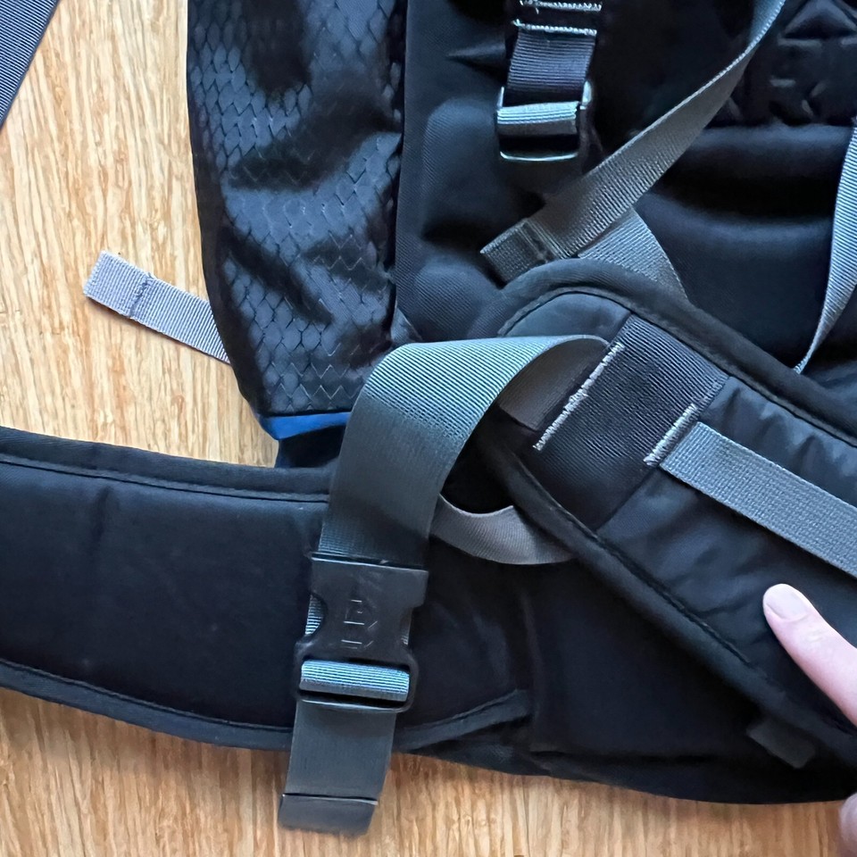 REI Alpine Medium Backpack Internal Frame 35 Blue Hiking Camping 35w | eBay