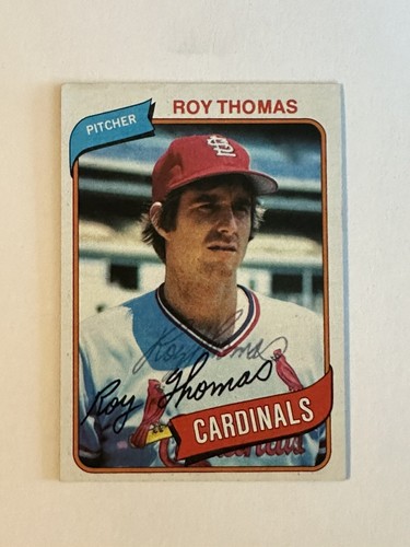 Roy Thomas Cardinals Signed 1980 Topps Baseball Card #397 [0526] | eBay