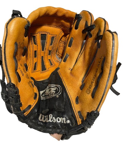 Wilson Youth EZ Catch 425 RHT Leather Baseball Glove 10.5” AO425 Z105 Hook Loop | eBay