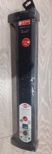 Brennenstuhl Premium-Office-Line FB Lead 5 Gang Bench Sockets +Usb 3M ...