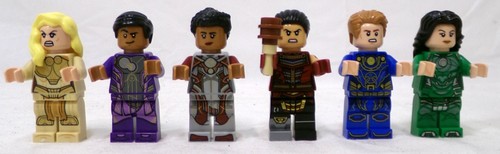 LEGO Marvel Eternals Minifigures Sersi Ikaris Makkari Thena Kingo Echo ...
