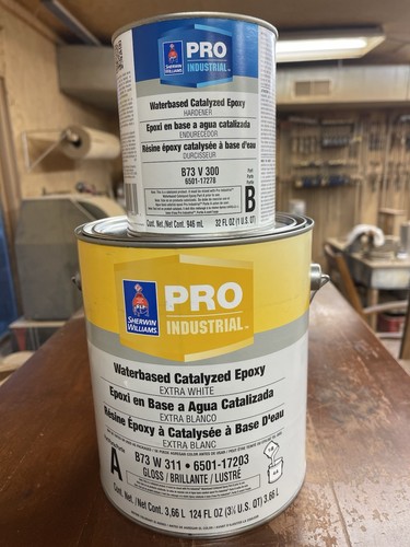 Sherwin Williams Industrial Water Based Catalyzed Epoxy/ Gallon Kit ...