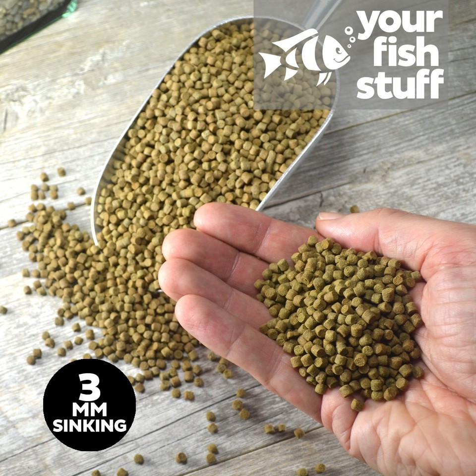 Cichlid Sinking Pellets - 3mm - Bulk Aquarium Fish Food YFS Devour ...