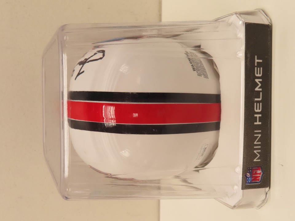 Tom Mack Inscription Signed Auto Autograph Hall of Fame Mini Helmet JSA ...