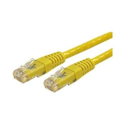 VCOM NP611-7-YELLOW - Patch cable - RJ-45 (M) to RJ-45 (M) - 7 ft - UTP ...