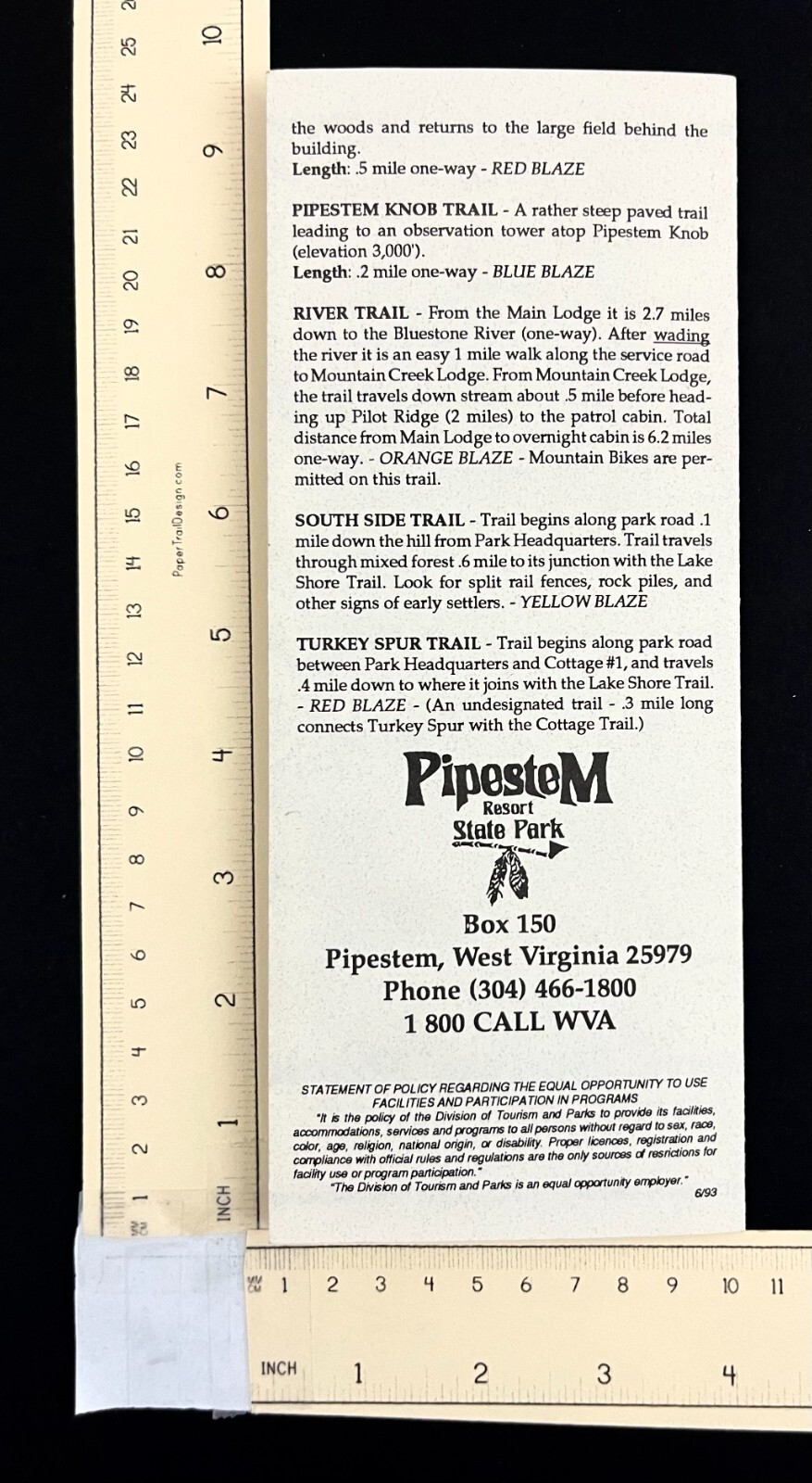 1993 Pipestem State Park Resort West | Grelly USA
