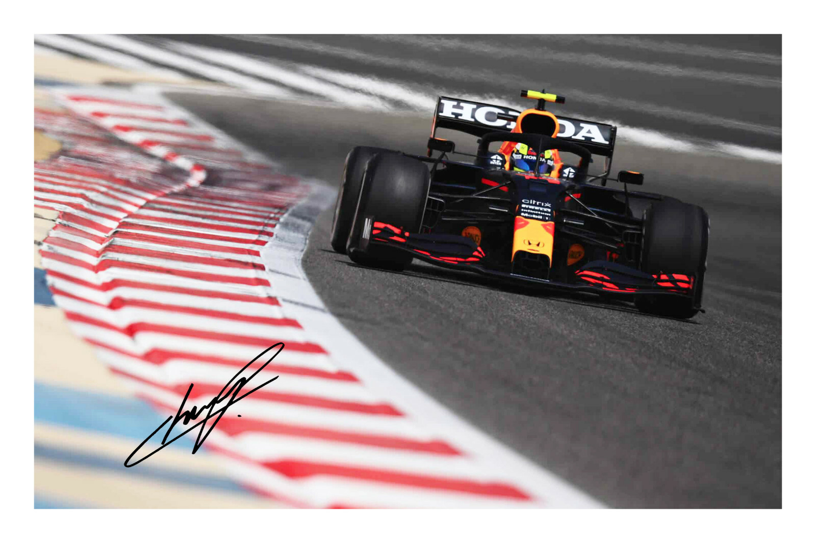 Sergio Perez Signed A4 Photo Print Autograph 2021 | eBay