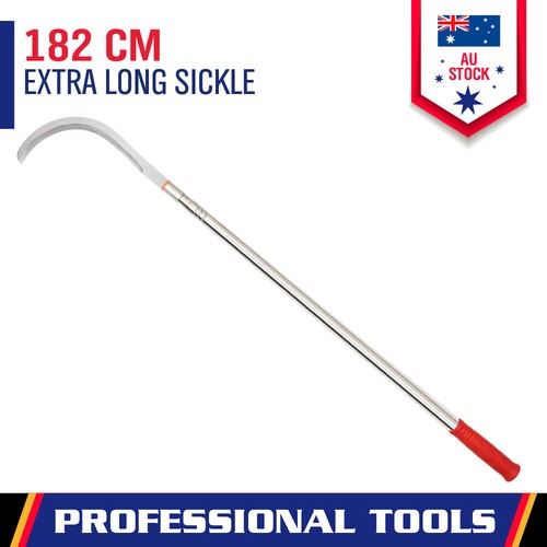 182cm Telescopic Grass Sickle Scythe Reaping Hook Harvest Gardening ...