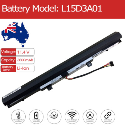 L15D3A01 Battery for Lenovo V310 V310-15ISK 80SY,V310-14IKB 80T2 80V8 ...