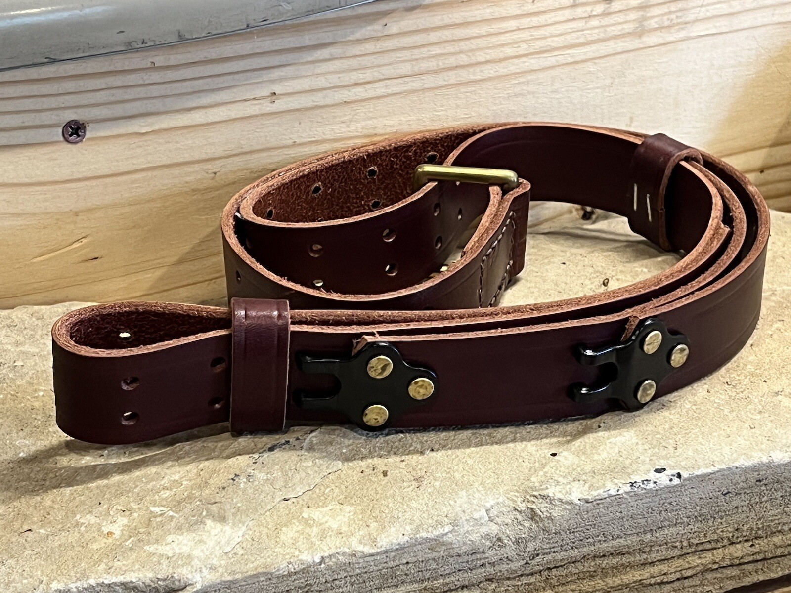 M1907 Rifle Strap / Sling - Full Grain English Bridle Leather ...