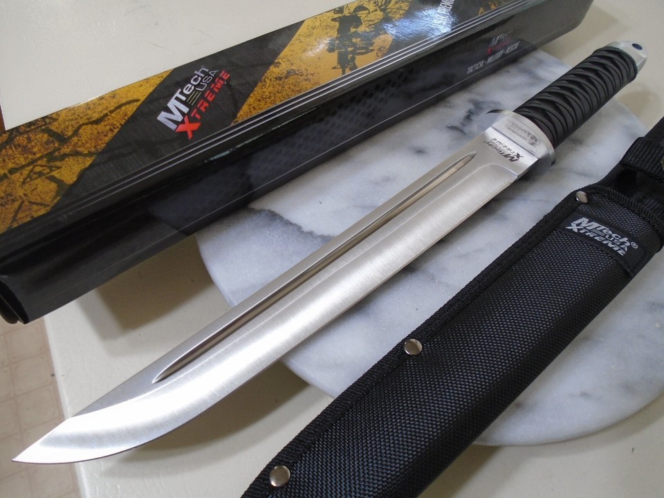 Mtech Xtreme Ninja Tanto Fixed Blade Knife Short Sword Full Tang MX ...