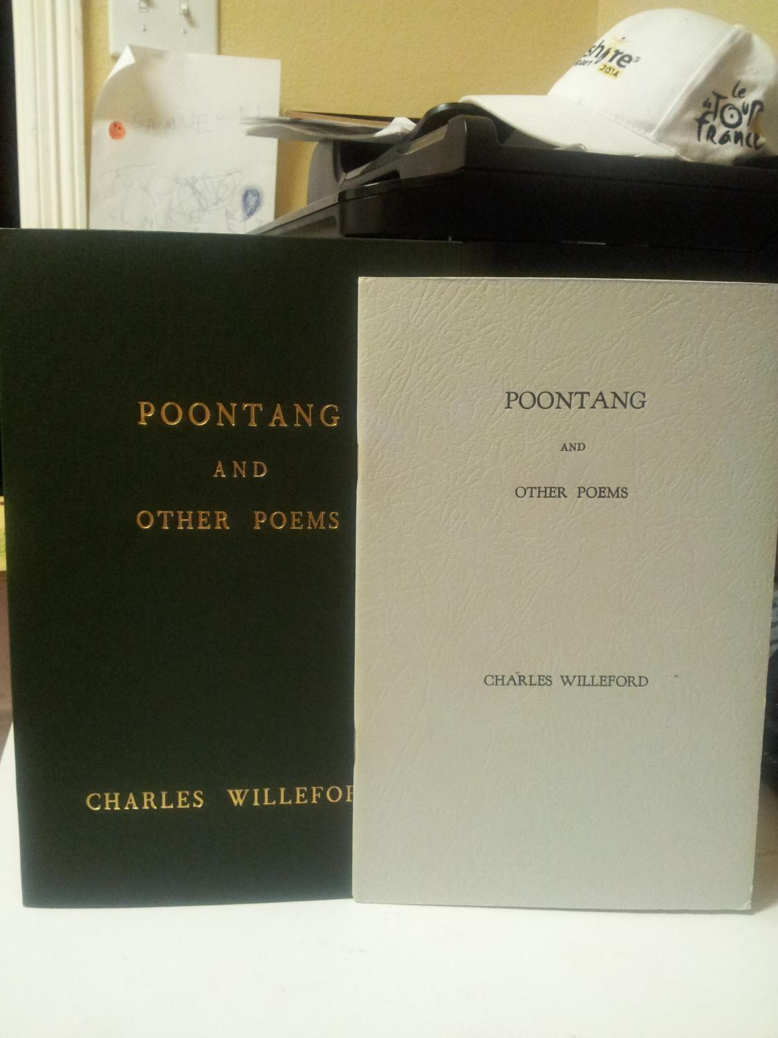 Poontang and Other Poems ~ CHARLES WILLEFORD ~ 1st Ed~ 1/500 1967 ...