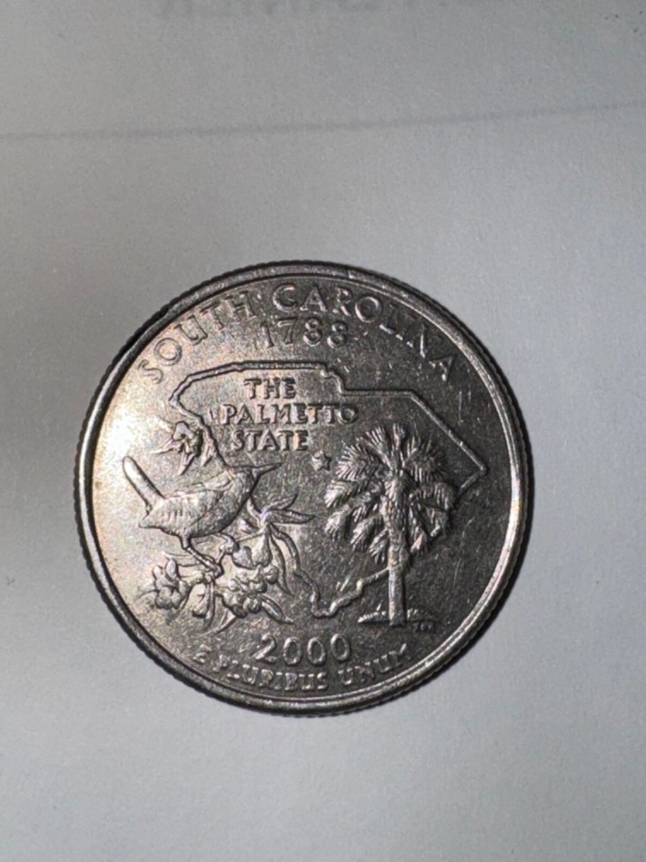EXTREMELY RARE QUARTER 2000 P South Carolina State Quarter | eBay