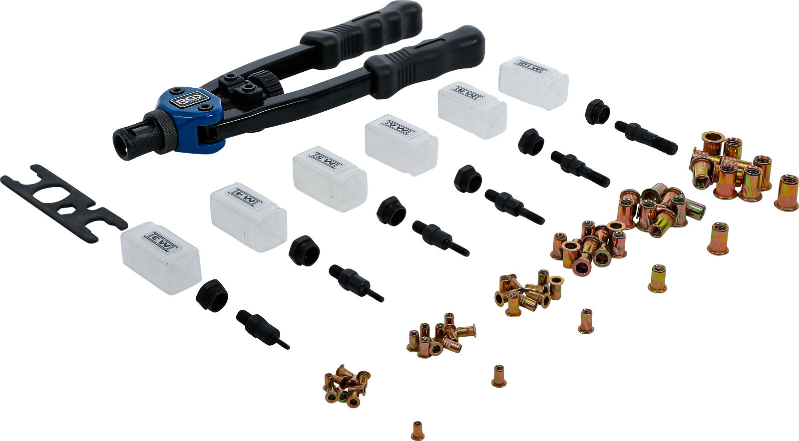 BGS Nietmutternzange M3-10 68x Nietmuttern Zange Nieten Gewinde ...