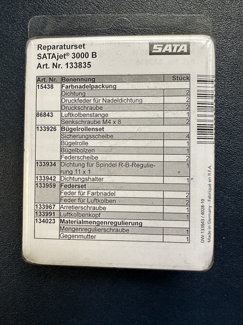 SATA Jet 3000b RP Repair Kit 133835 for sale online | eBay