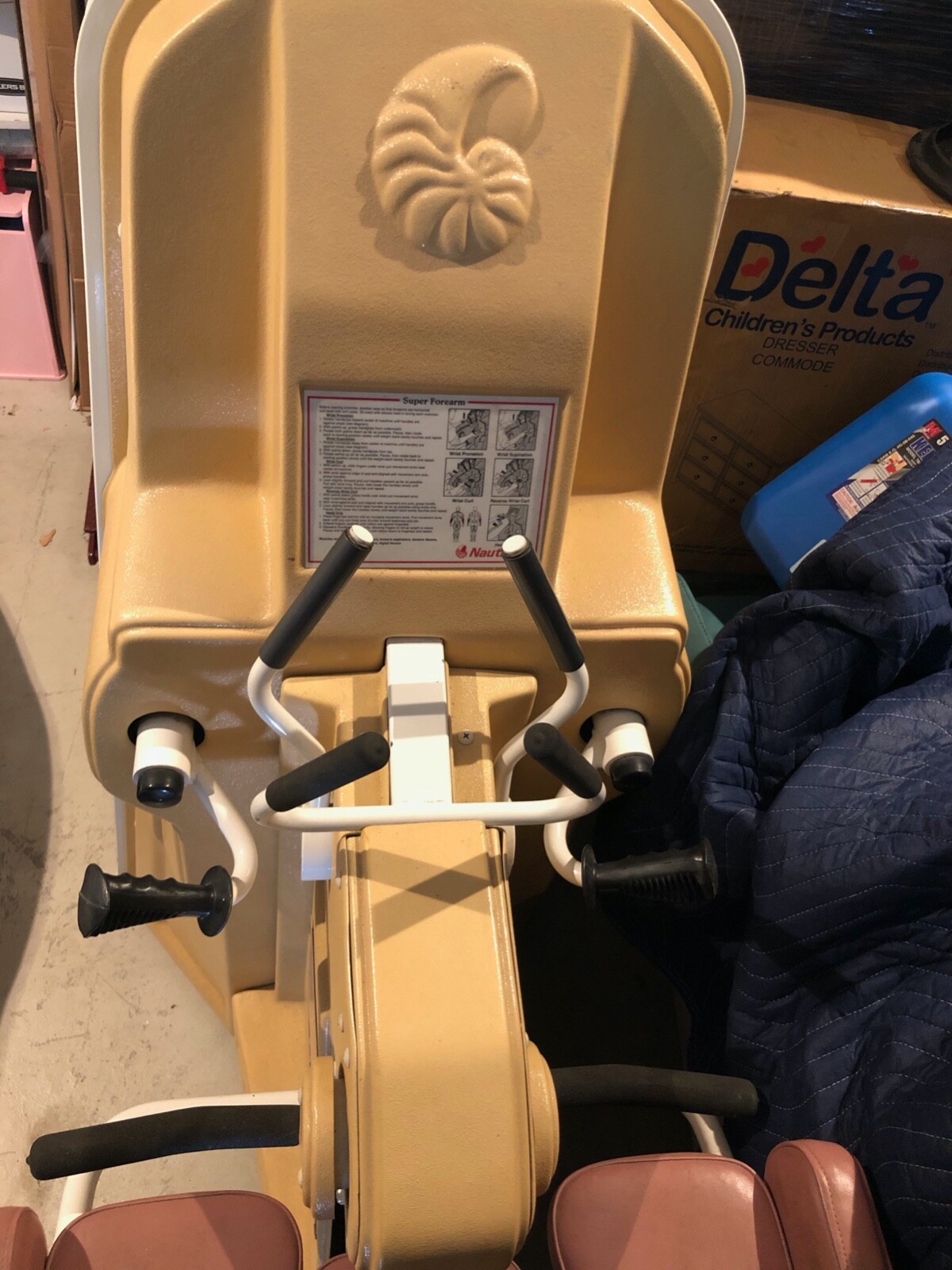 Nautilus Super Forearm Machine Extremely Rare Commercial Fitness ...