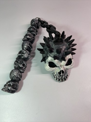 vintage skull flail mace - Gem