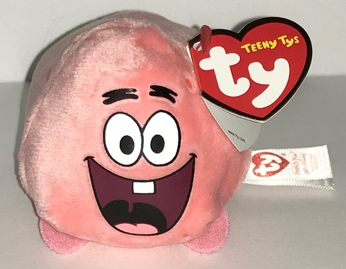 TY PATRICK STAR *SPONGEBOB SQUAREPANTS* 3” TEENY TYS-STACKABLE PLUSH ...
