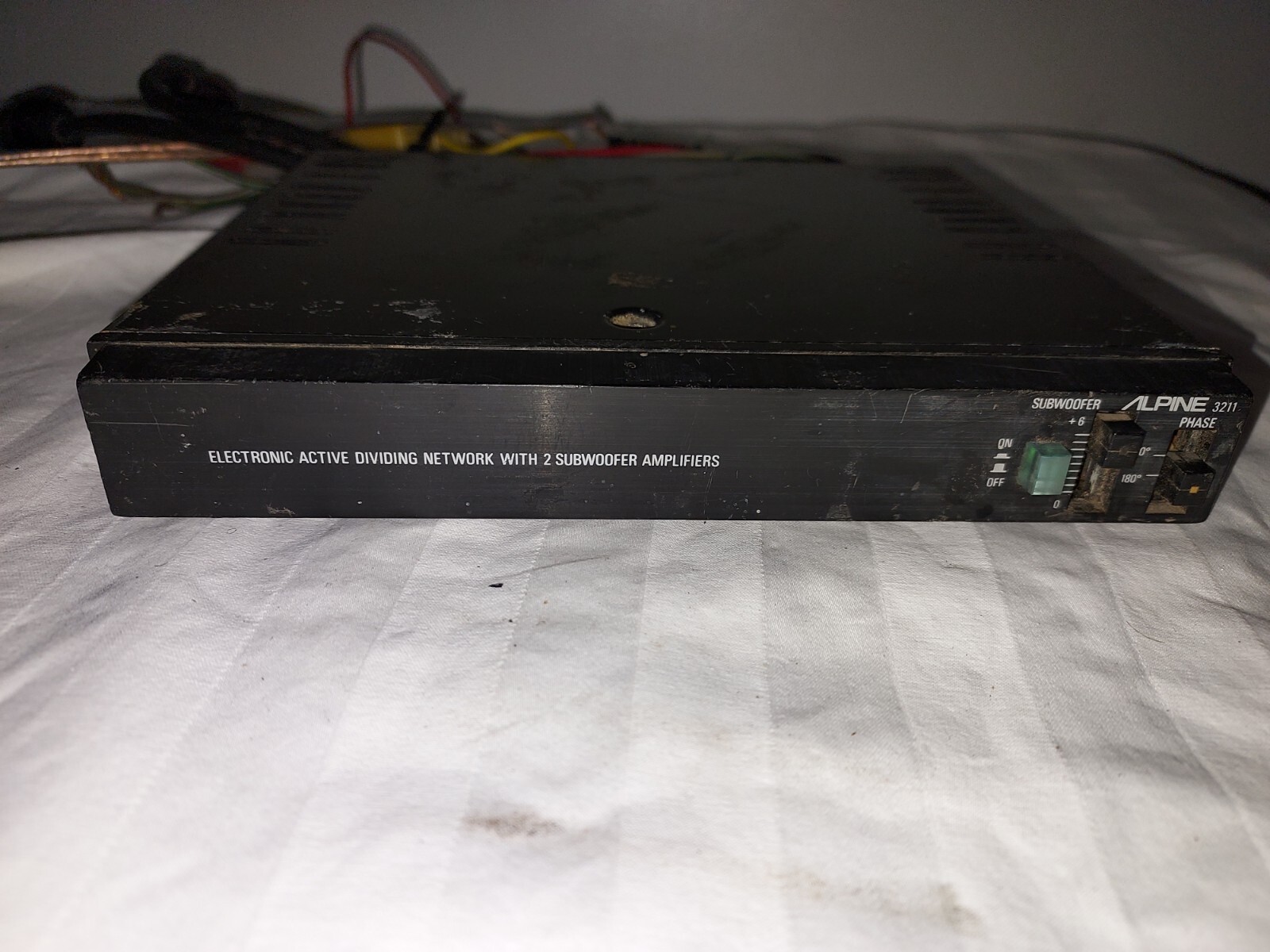 Vintage Alpine 3211 Car Stereo Crossover Amplifier Lambo Ferrari BMW ...