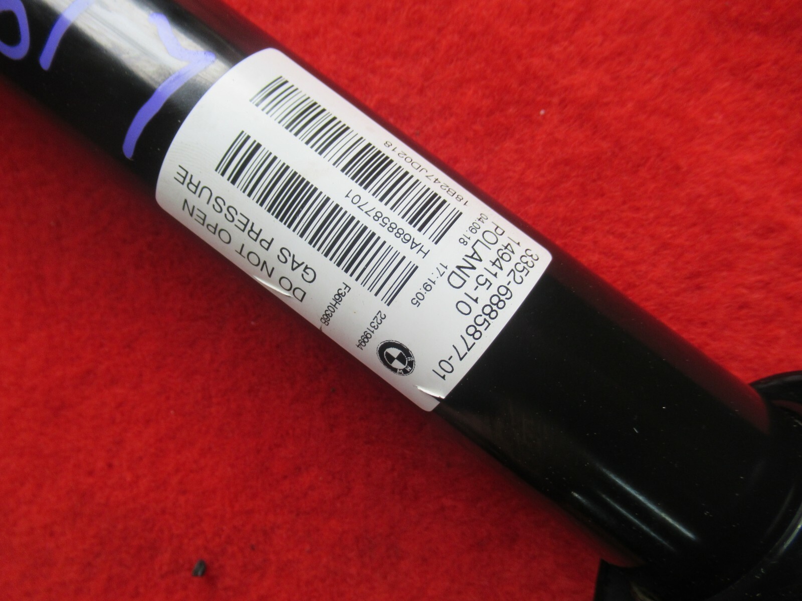 Rear Suspension Strut Shock OEM BMW F36 2017-2019 430i Gran Coupe ...