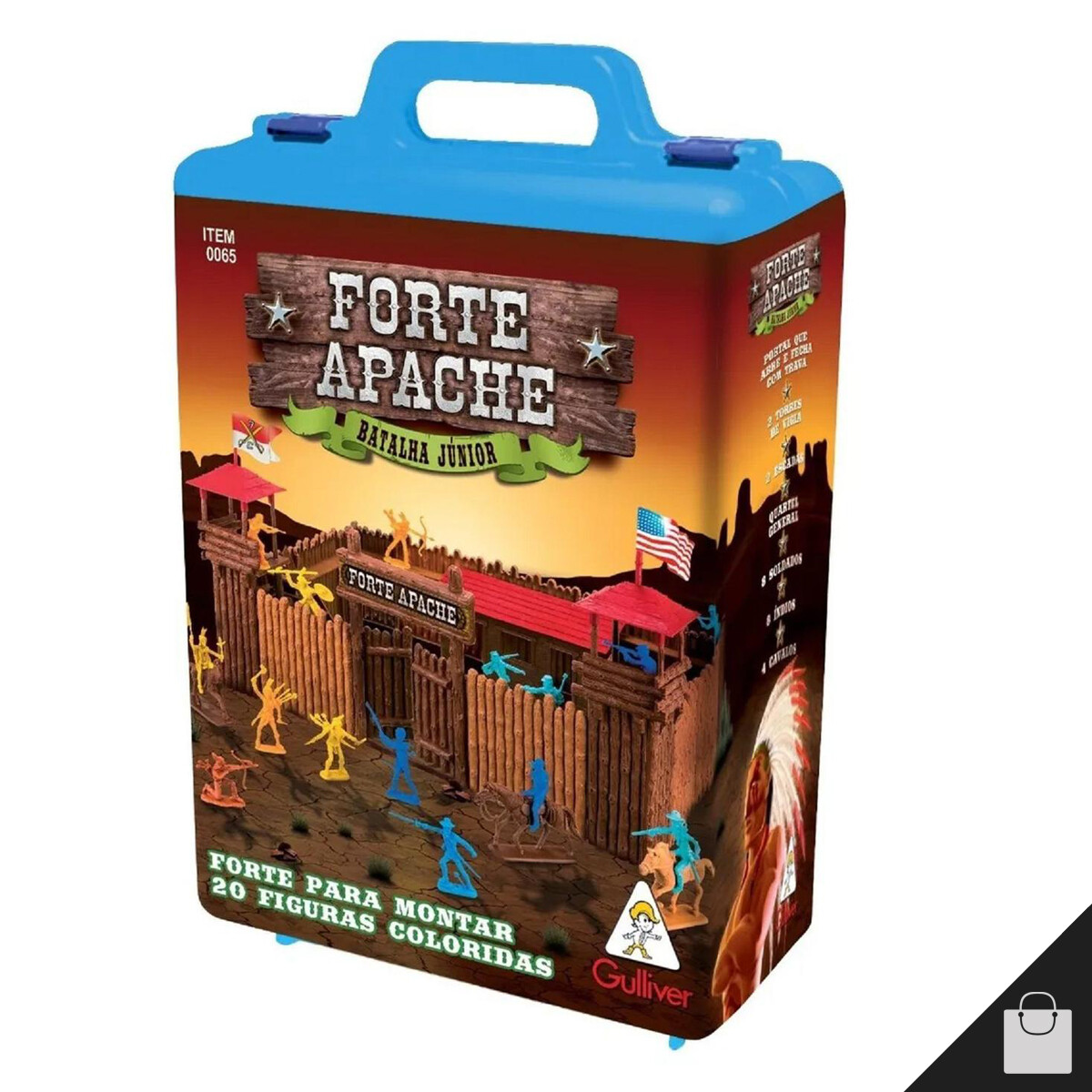 Fort Apache Vintage Old West Cowboy Indian Atlantic Figure Junior ...