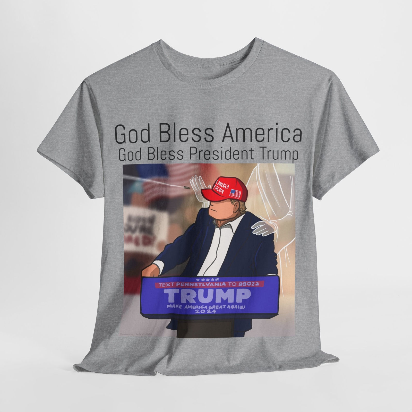 TRUMP - GOD BLESS AMERICA | eBay