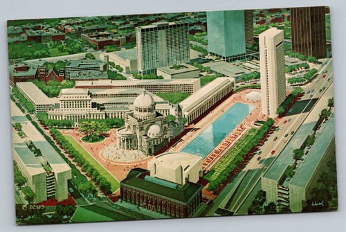 Christian Science Center Boston Massachusetts MA 60s Vintage Postcard ...