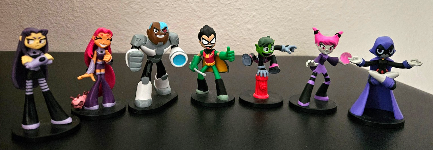 Teen Titans Go Funko Hero World Figures 7 pcs Loose! | eBay
