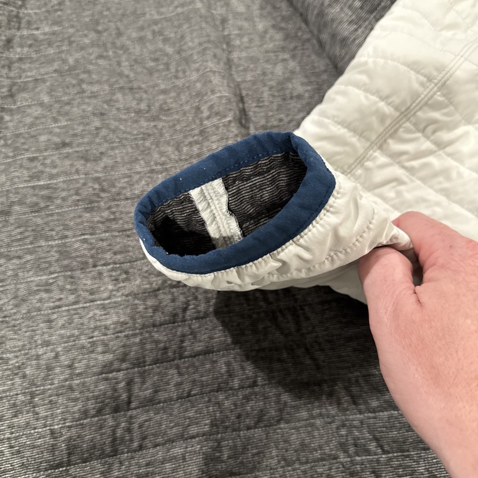 Relwen Windzip Jacket Mens 2XL Ghost Gray Puffer Outdoor Hiking Quilted ...