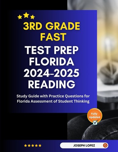 3rd Grade FAST Test Prep Florida 2024-2025 Reading: Study Guide with ...