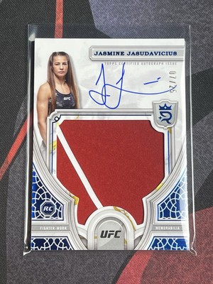 2024 Topps Royalty UFC Jasmine Jasudavicius Rookie Relic Blue Auto /25 ...