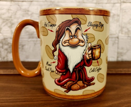 Disney Wake Up Grumpy Jumbo Oversized Coffee Mug 26 Oz Snow White Seven ...