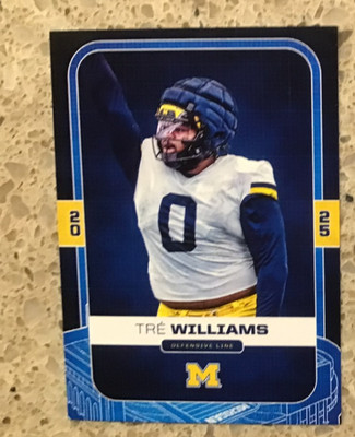 2025 Valiant Michigan Wolverines Football Tre Williams | eBay