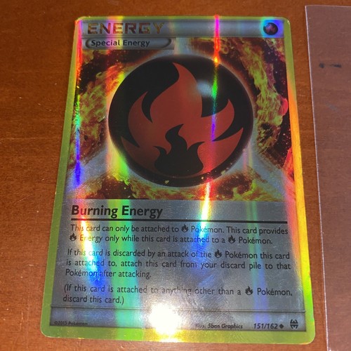 Pokemon x1 Burning Energy - BREAKthrough (Reverse Holo 151/162) | eBay