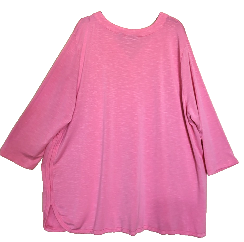 Onque Casual A Line Stretch Mixed Buttons Artsy Boho Tunic Top Plus 3X ...