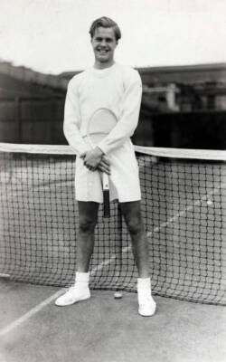Tennis Circa 1930 Swedens Sven Davidson Who Won The French Open Old ...