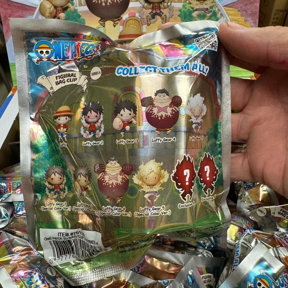 Monogram ONE PIECE Series 4 - 3D Foam Bag Clip in 1X Blind Bag | eBay