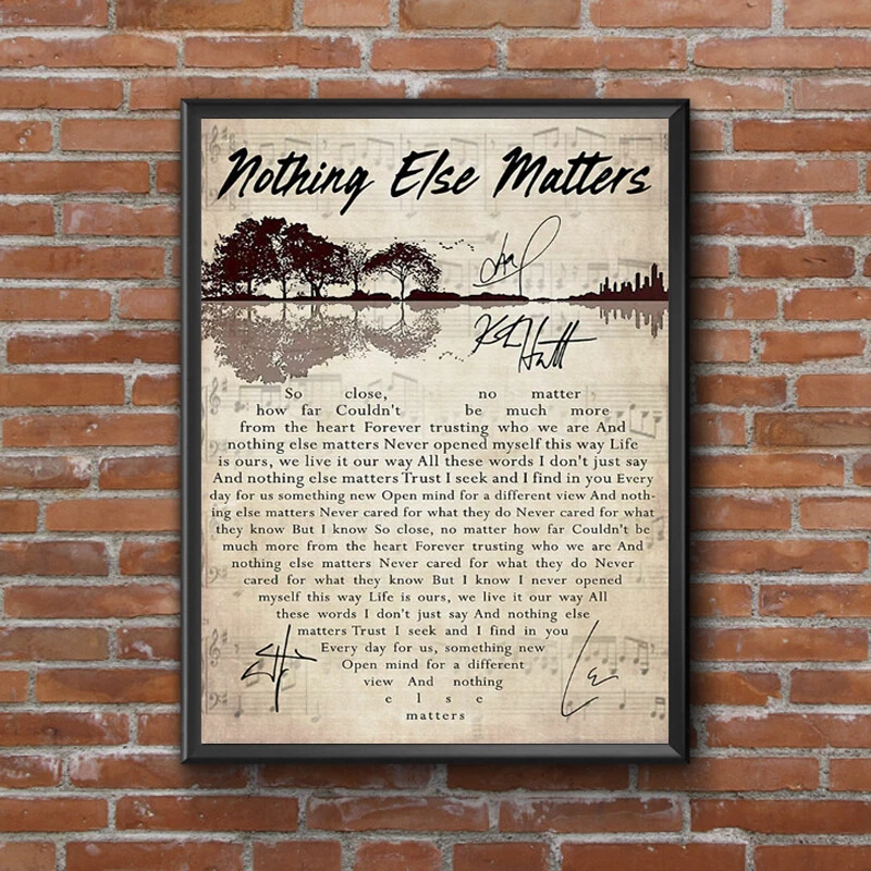 Metallica Nothing Else Matters Lyrics